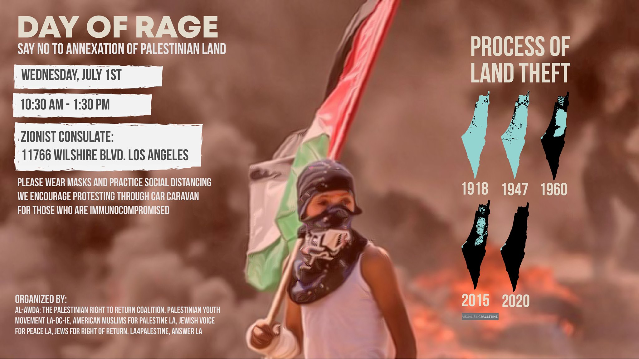 July 1 Los Angeles Day of Rage: NO to Annexation of Palestinian Land ...