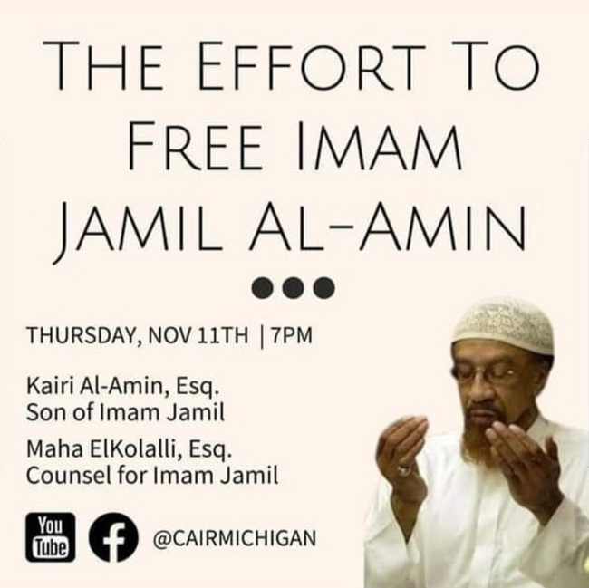 The Effort to Free Imam Jamil Al-Amin, Nov. 11 – Struggle – La Lucha